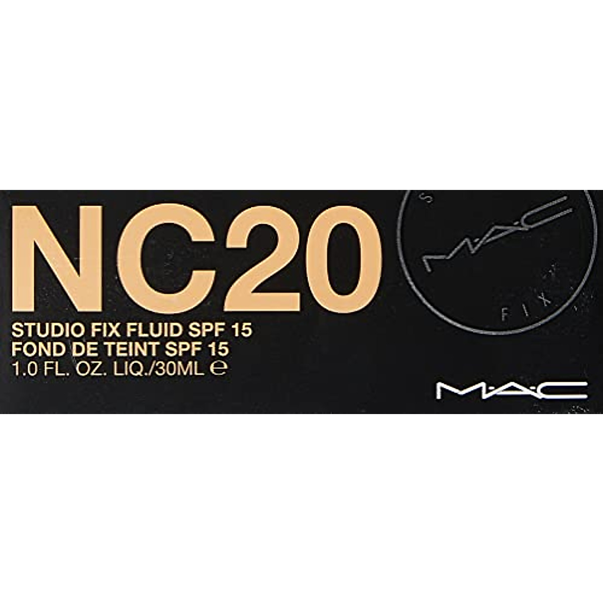 M.A.C studio fix Fl foundation, NC20, 1 Fl Oz (M6JC17)