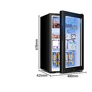 HESNDxbx Mini Fridge 60L Ice Bar Freezer Fresh Keeping Cabinet Constant Temperature Wine Red Wine Family Living Room Single Door Small Refrigerator