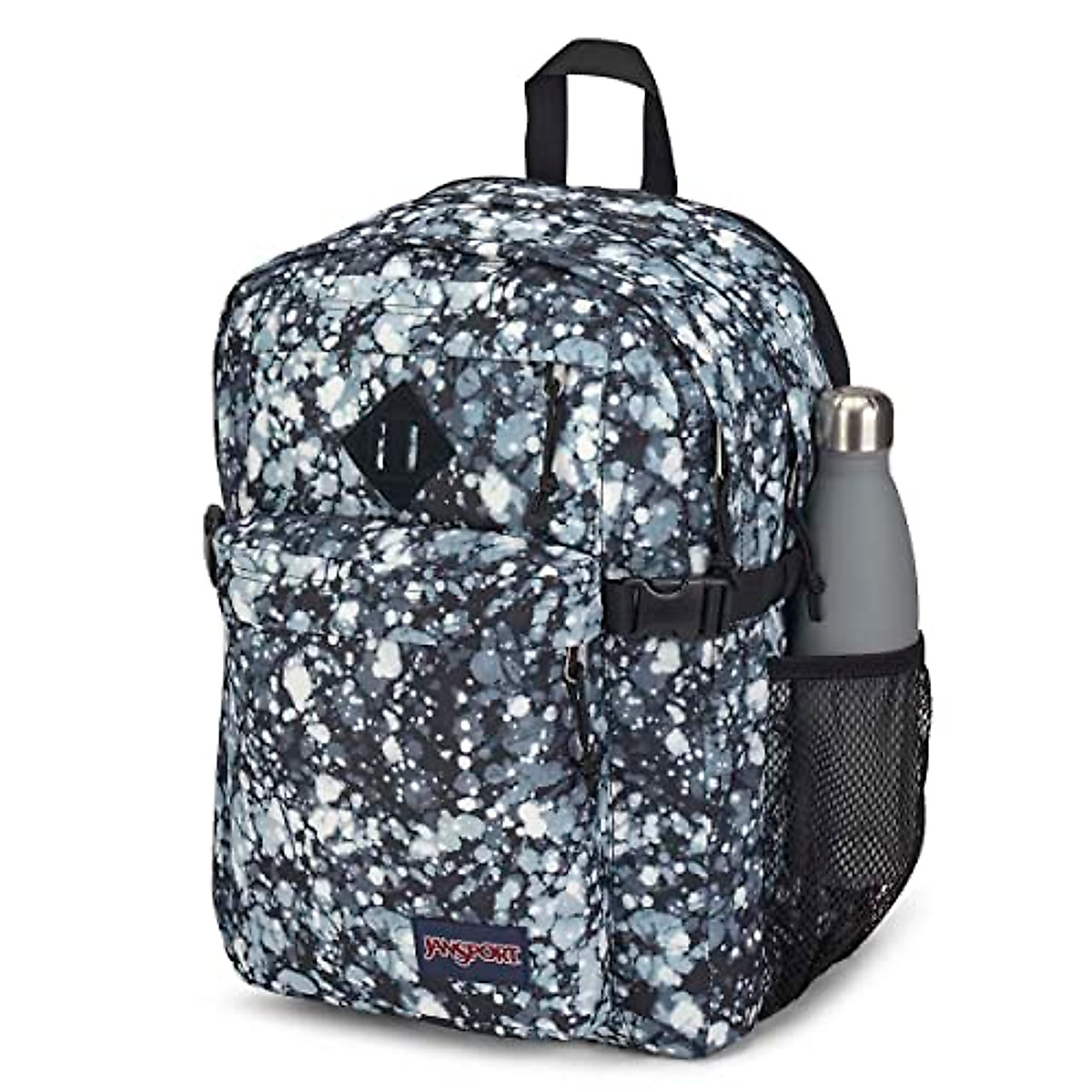 JanSport Main Campus Backpack - Travel or Work backpack w 15-Inch Laptop Sleeve and Dual Water Bottle Pockets, Batik Dots
