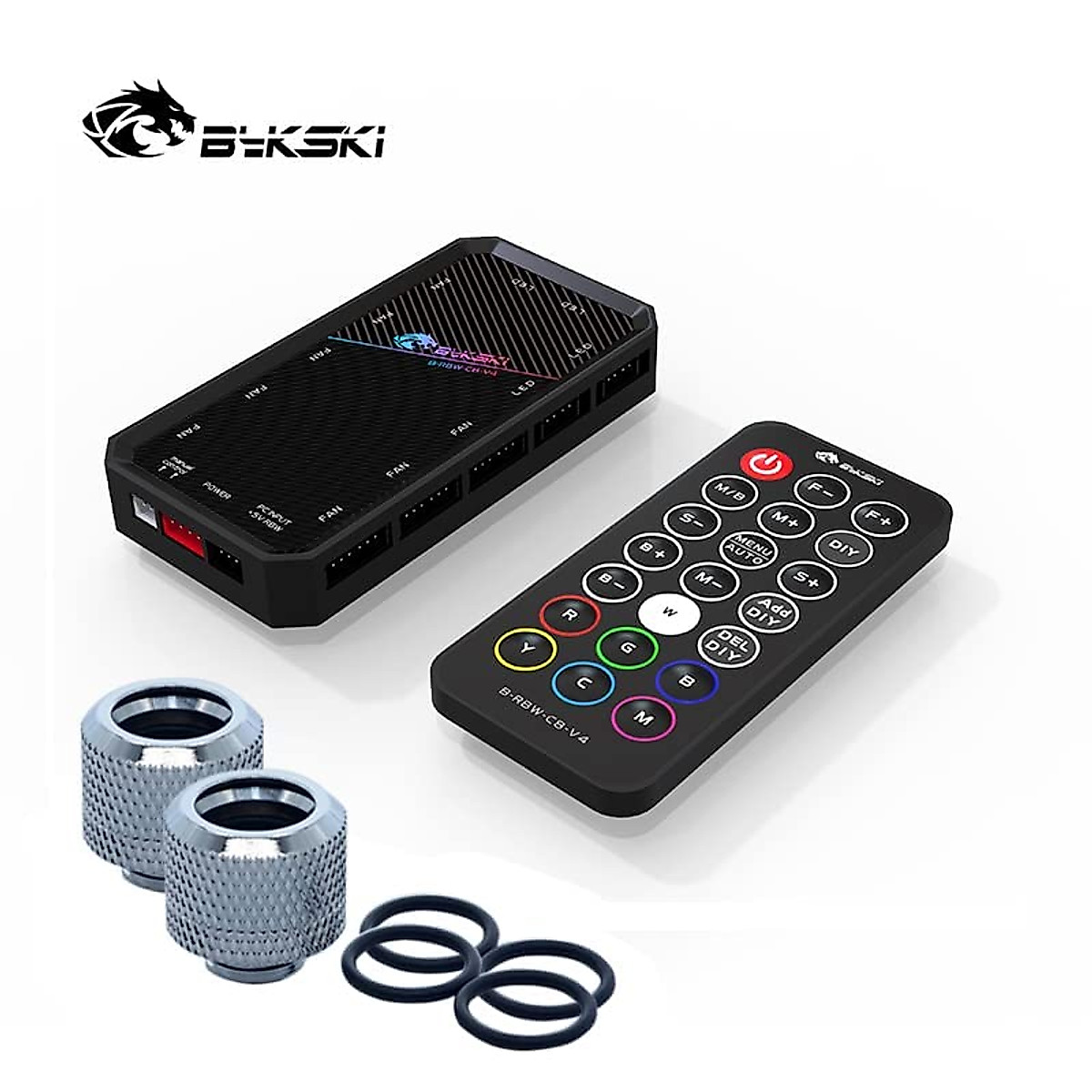 Bykski GPU Waterblock - for MSI RTX 4090 Suprim X & Gaming X Trio, PC GPU Water Liquid Cooling Block Cooler with Metal Backplate (5V 3-Pin A-RGB LED)