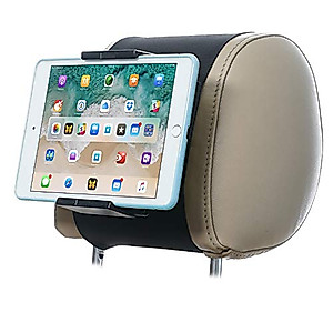 TFY Ninitendo Switch Car Mount Swivel Car Headrest Mount Holder for Game Machine Nintendo Switch and Other 5 to 10.5 Inch Phones and Tablets