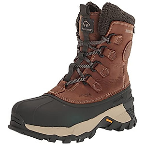 Wolverine Men's Glacier Arctic Snow Boot, Cognac Brown, 8.5