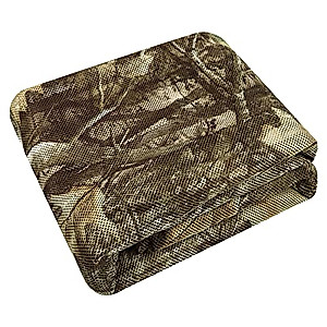 WINWAY 300D Camo Burlap Camouflage Netting Quiet Mesh Net for Hunting Sunshade Camping Concealment Shooting Blinds…