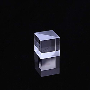 Optical Glass Cube Dichroic Beam Splitter Prism Ratio 50:50 Spectrome Sicence 20X20X20MM
