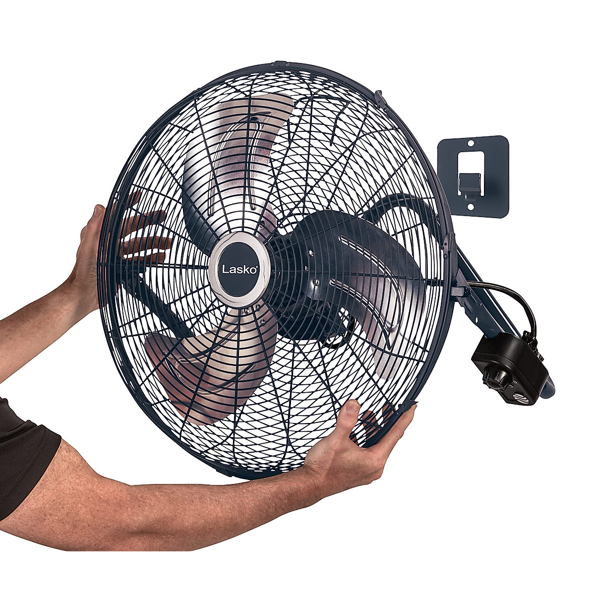 Lasko 20" Floor or Wallmount High velocity fan, Grey H20610