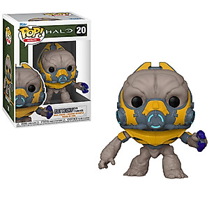 Funko Pop! Games: Halo Infinite Collectors Set - 3 Figures: Grunt Conscript Plasmo Pistol, Spartan Mark V [B] Blue Sword (Possible Red Sword Chase Variant), 6" Super Pop! Escharum Gravity Axe