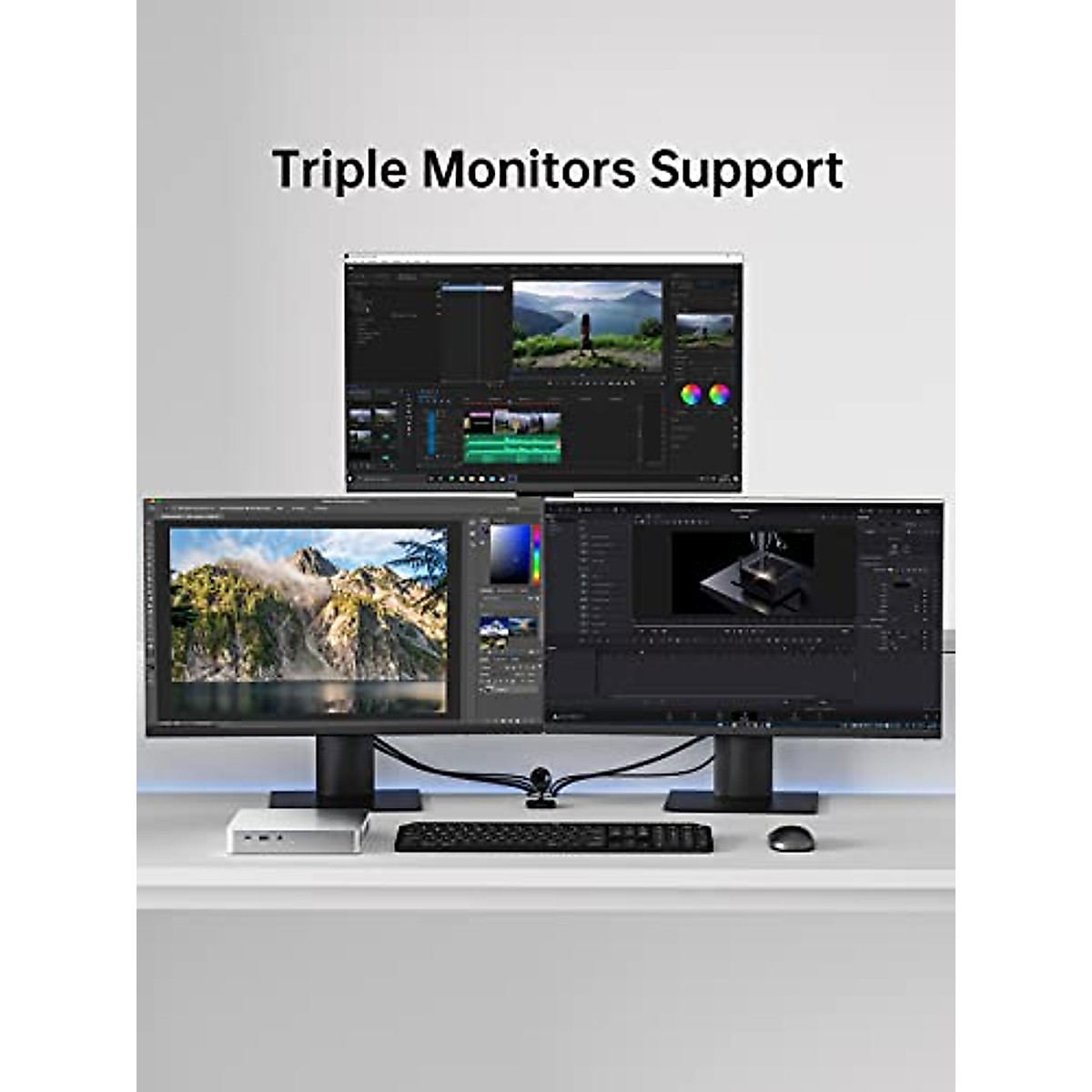 MINISFORUM TH80 Mini PC 11th Gen Core i7-11800H Micro Computer, DDR4 32GB RAM + 512GB PCIe SSD, HDMI/DP/USB-C(4K@60Hz) Outputs, 2.5G LAN, 5X USB3.2, Intel UHD Graphics Small Form Factor