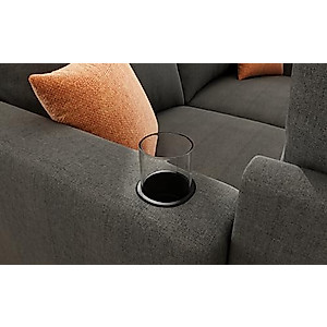 Free Combination Convertible Modular Sectional Sofa with Movable Ottomans and Storage, Oversized Symmetrical U Shaped Reversible Corner Couch with Cupholders, 6 Seat Sofa&Couch Bed for Living Room