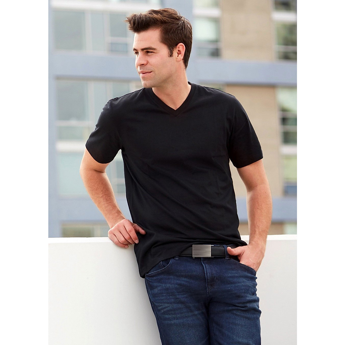 KORE Men’s Full-Grain Leather Track Belt | “Endeavor” Alloy Buckle