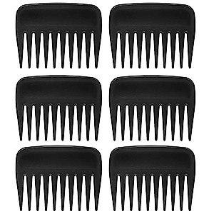 Perthlin 6 Pieces Palm Combs, Mini Brush, Wide Tooth Detangling Combs, Pocket Travel Combs for Men Women Curly hair