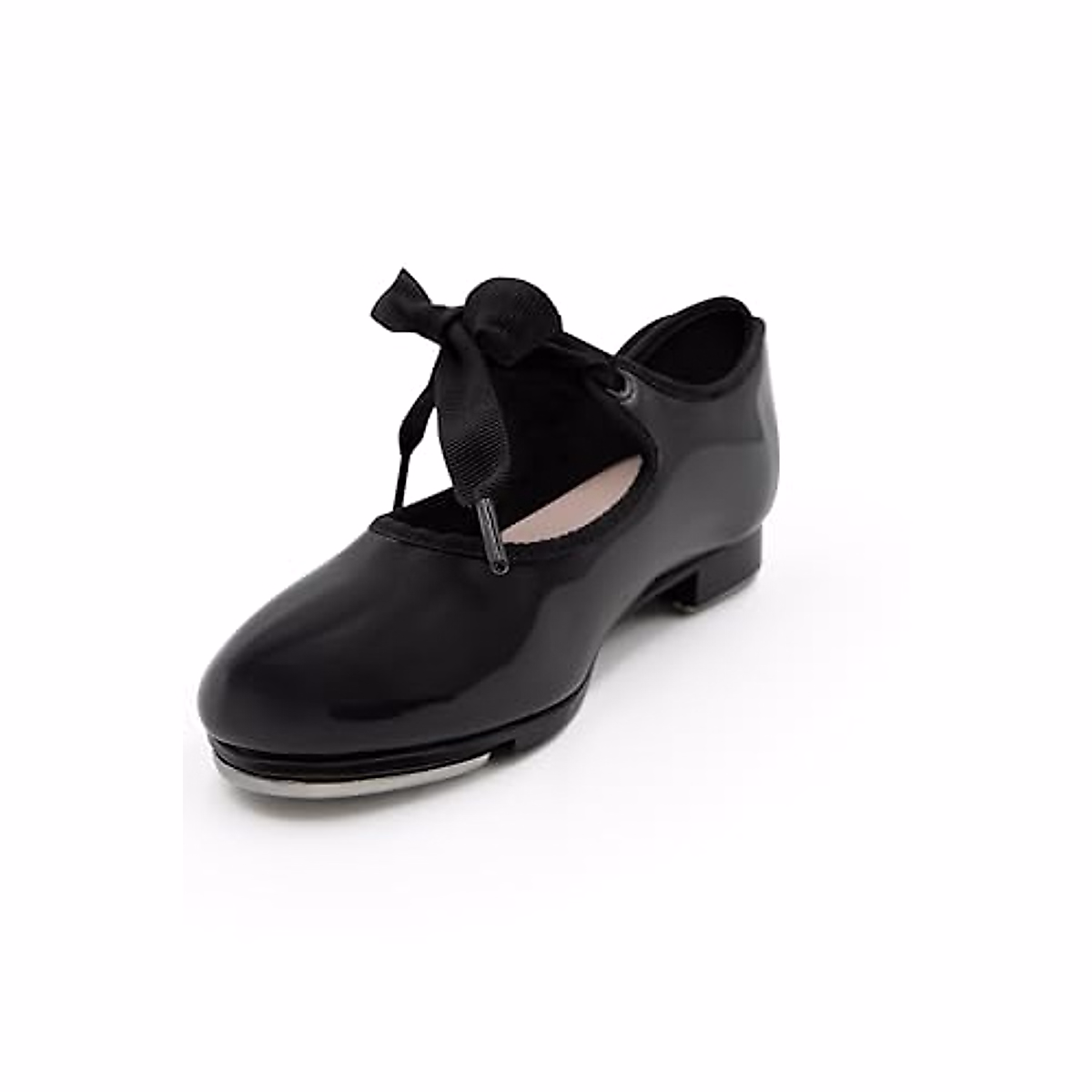 Capezio Women's N625 Jr. Tyette Tap Shoe, Black Patent, 7