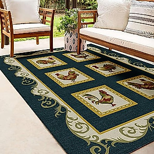 Dalyn Rugs Indoor/Outdoor Kendall KE4 Black Washable 8' x 10' Rug