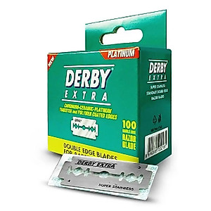 Double Edge Safety Razor Blades - Pack of 100 Blades