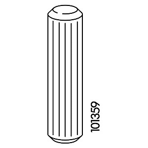 Spare Hardware Parts Replacement for IKEA Wooden Fluted Dowel Pin (101359) Pack of 12
