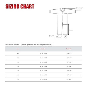 DuPont Tychem 2000 QC127S Disposable Chemical Resistant Coverall with Hood, Elastic Cuff and Serged Seams, Yellow, X-Large (Pack of 12)