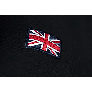 Lonsdale DOVER Black Zip Jacket Sweatshirt Regular Fit (X-Large (XL) Regular-Fit)