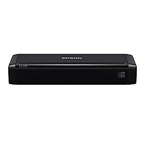 Epson Workforce ES-200 Color Portable Document Scanner with ADF for PC and Mac, Sheet-fed and Duplex Scanning (Renewed)