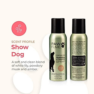 PAWFUME Premium Grooming Spray Dog Spray Deodorizer Perfume For Dogs - Dog Cologne Spray Long Lasting Dog Sprays - Dog Perfume Spray Long Lasting After Bath- Dog deodorizing Spray (Show Dog)