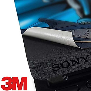 Skinit Decal Gaming Skin Compatible with PS4 Pro Console and Controller Bundle - Officially Licensed Warner Bros Batman in The Sky Design