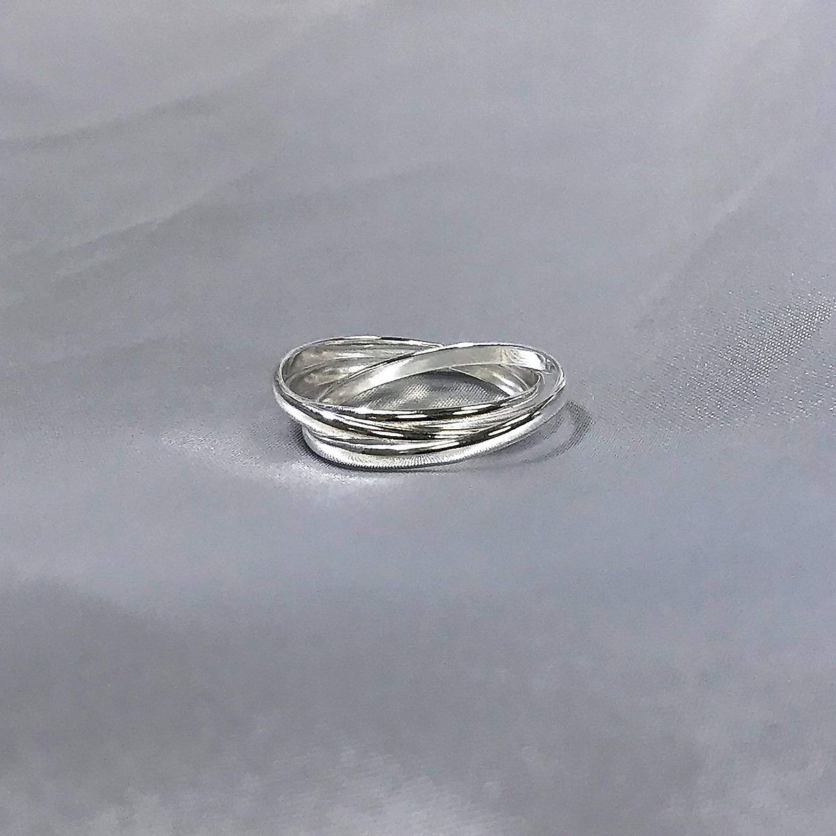 Gem Avenue 925 Sterling Silver Triple Band Women's Thumb Ring for Women Size 7