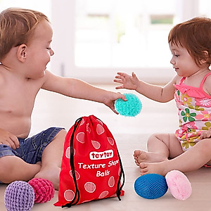 Baby Sensory Texture Ball Toy Set,10Pcs Montessori Toys for Babies 6-12 Months,Develop Fine Motor & Sensory Play for Newborns’ Early Learning,Fidget Stress Toys for Autism/Anxiety Relief