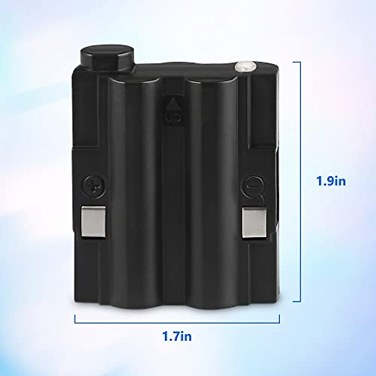 BATT5R Battery, 6V 850mAh NI-MH Rechargeable Battery for Midland Walkie Talkie GXT800, GXT808, GXT850, GXT860, GXT881, GXT895, GXT900, GXT950, GXT991, GXT1000, GXT1030, GXT1050,T290, T295,2 Pack