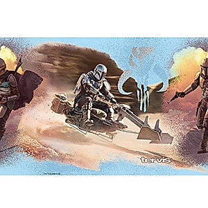 Tervis Triple Walled Star Wars - The Mandalorian Desert Ride Insulated Tumbler Cup Keeps Drinks Cold & Hot, 30oz, Stainless Steel