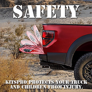 KitsPro Truck Tailgate Assist for Chevy Silverado and GMC Sierra 1500 2500 3000 Non-Classic Models 2007-2018 and 2500 3500 HD 2019 Truck Accessories Tailgate Damping Strut, Pack of 1