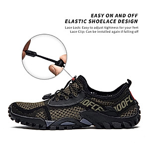 Water Shoes Woman Man Quick Drying Aqua Barefoot Skin Shoes for Beach Swim Surf Diving Army Green