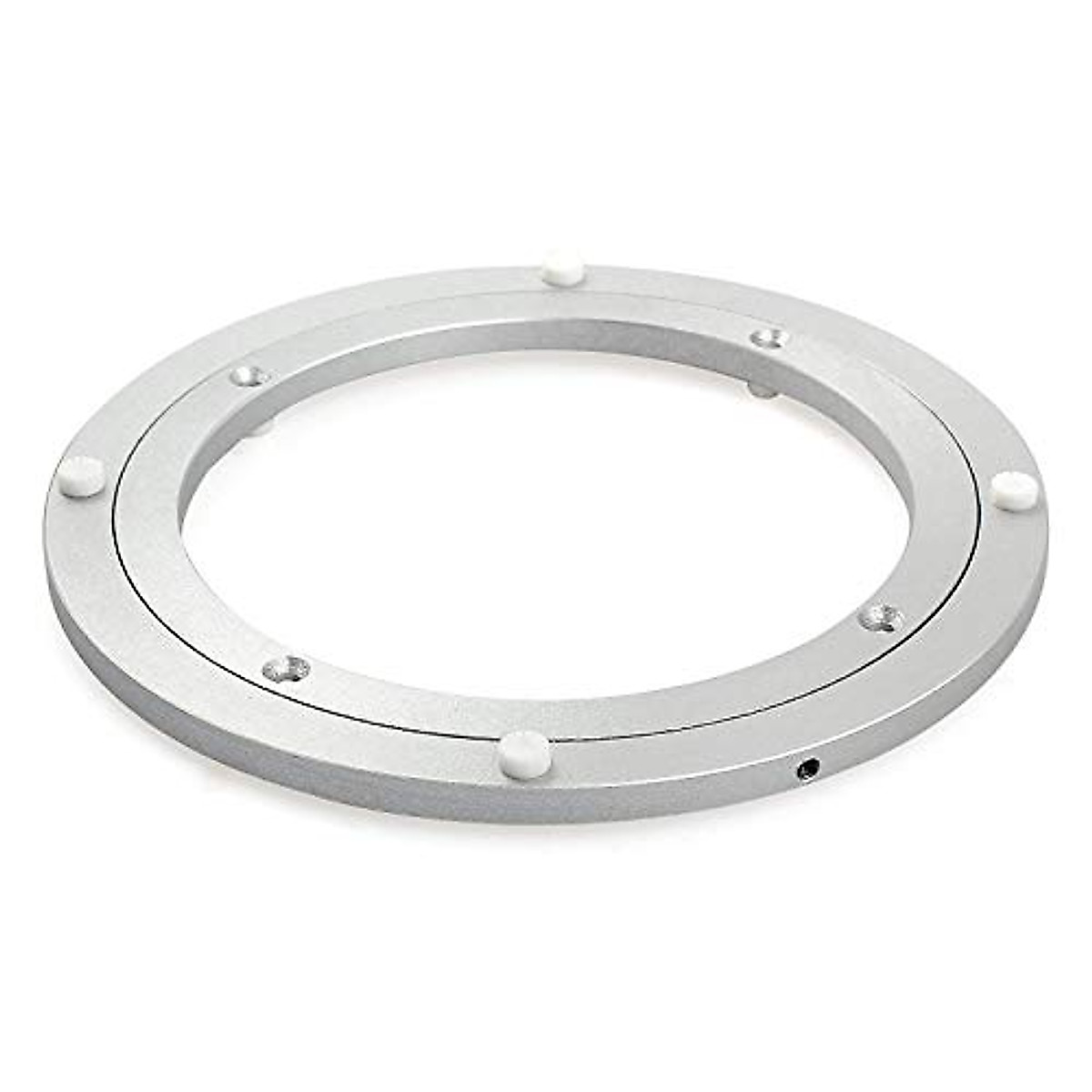 Dailydanny Aluminum Heavy Duty Lazy Susan Rotating Turntable Bearing Swivel Plate Hardware for Dining-Table (8 inch)