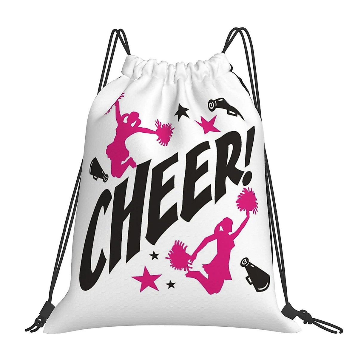 Skasueko Soccer Ball On Fire And Water With Lightening Around 3d Abstract Pattern Unisex Drawstring Gym String Bag Drawstring Backpack Waterproof Light Durable Sack Pack Sport Cinch Bag Gifts