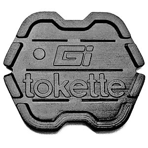 100 Black Tokettes Type 1 - Gi Laundry Tokens