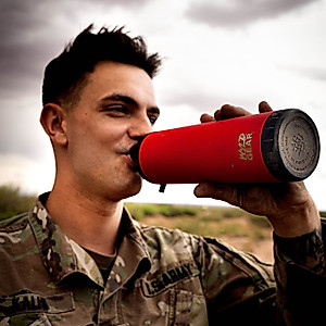 Wyld Gear Mag Series 24 oz. Stainless Steel Water Bottle - Matte Red