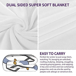 Penguin Hooded Blanket Flannel Wearable Throw Blanket,Blanket Hoodie Warm Wearable Blanket Soft Fleece Throw Blankets Comfy Hoodie Blankets for Kids Adults