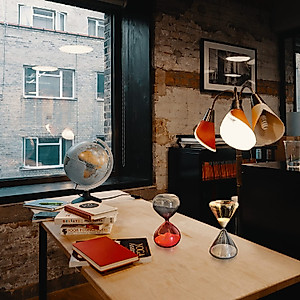 Hourglass Sand Timer Hour Glass with Sand 60 Minute Sand Timers & Hour Glasses 30 Minutes Hourglass Timer Decor Clock Sand Clock Set of 2,Hour Glasses Decorative Sand Watch for Yoga,Kitchen Timer