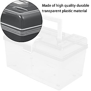 balacoo Plastic Storage Bins with Lids: Clear Latching Box, Plastic Storage Bin with Handle, Storage Bin Tote Organizing Container