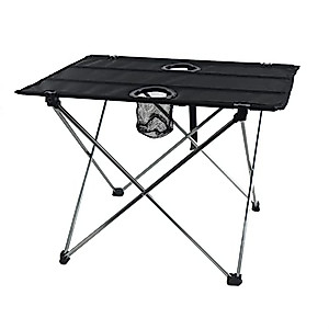 Portable Picnic Table Hiking Outdoor Camping Wild Dining Picnic Travel Ultra-Light Carry Beach Folding Tea Coffee Table Foldable Camping Table (Size : 1)