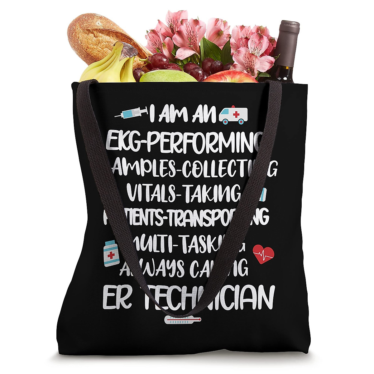 ER Technician Appreciation Emergency Room Tech ERT Tote Bag