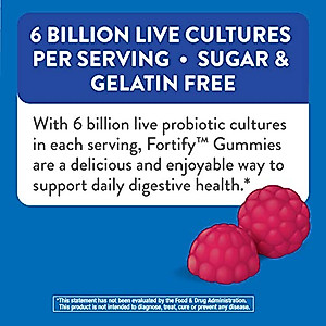 Nature's Way Fortify Probiotic Gummies, 6 Billion, 60 Gummies