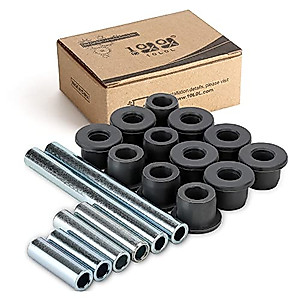 10L0L Front Lower Spring A-Arm Bushing Sleeves Kit for Club Car Precedent 2004-up Golf Cart, Replace OEM 102289901 1029562-01 1022874011 102288101 102287701 1102287601
