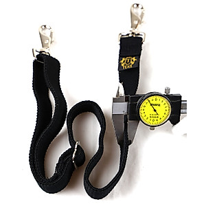 T TEKE Cotton Elastic Leg Straps for Horse Blankets & Sheets Replacement, Adjustable, Removable, Easy on/Off with Double Swivel Snaps (Pairs)