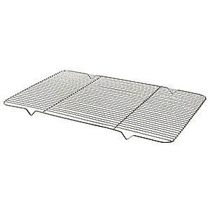 Update International 16-1/8" x 24-3/4" Rectangular Chrome-Plated Icing/Cooling Rack