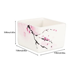 YARNOW 4pcs Ceramic Quartet Gu White Soup Bowls Suit Salad Mixing Bowls Trifle Bowls Chip and Dip Serving Set Ice Cream Bowl Square Bowls Ceramic Bowl Set Bowls Set Ceramics Cute