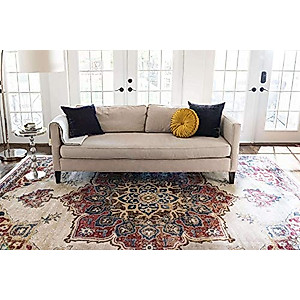 Unique Loom Utopia Collection Traditional Classic Vintage Inspired Area Rug with Warm Hues, 2' 2" x 3' 1" Rectangle, Cream/Blue