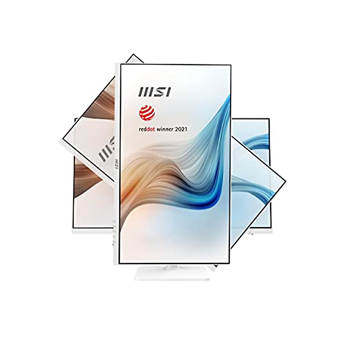 MSI Modern MD271PW, 27", 1920 x 1080 (FHD), IPS, 75Hz, TUV Certified Eyesight Protection, 5ms, HDMI, Displayport, USB C, Tilt, Swivel, Height Adjustable, Pivot