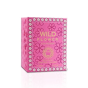 META-BOSEM Wild Flower Pink, Women Perfume Eau de Parfum Natural Spray - Floral Notes - Sweet Fresh Scent - Great Holiday Gift - for All Day Use - a Classic Bottle, 3.4 Fluid Ounce/100Ml