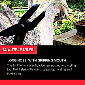 Tinyroots Heavy Duty Carbon Steel Jin Pliers. Perfect for Jin, and Also Great for Applying or Removing Bonsai Wire. 210 mm…