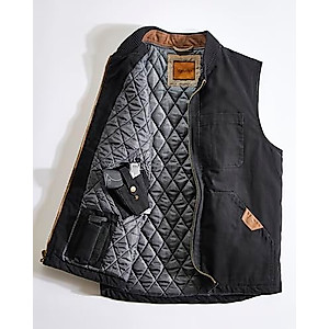 Venado Concealed Carry Vest for Men - Built-in Left and Right Handed Holster (Black, Small)