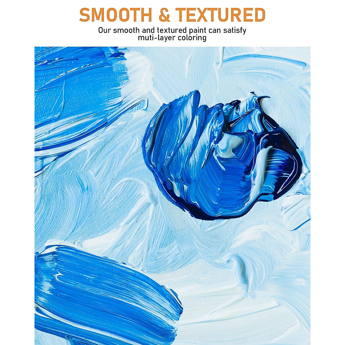 Nicpro 14 Colors Large Bulk Acrylic Paint Set (33.8 oz, 1000 ml) Rich Art Painting Supplies, Non Toxic for Multi Surface Canvas Wood Leather Fabric Stone Craft, for Kid & Adult with Pump, Color Wheel