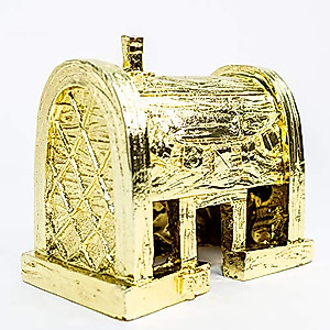 Penn-Plax Officially Licensed Spongebob Squarepants Krusty Krab Golden Edition Aquarium Ornament